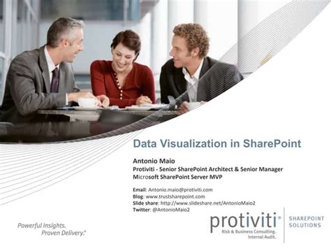 Data Visualization In Sharepoint And Office 365 Ppt