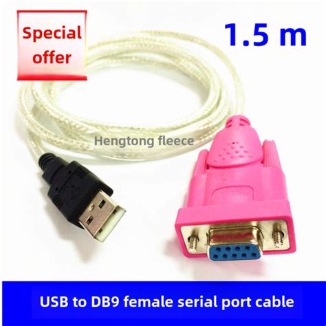 USB To Serial Port DB9 Female Connector USB To RS232 9 Hole Serial Port Line 9 Pin Female Data
