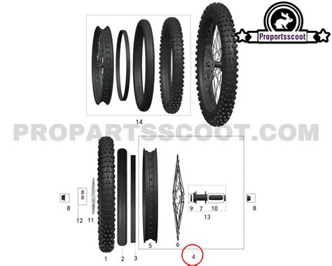 Front Rim Assembly 19 X 140 Original For Talaria Sting Mx3 And Mx4