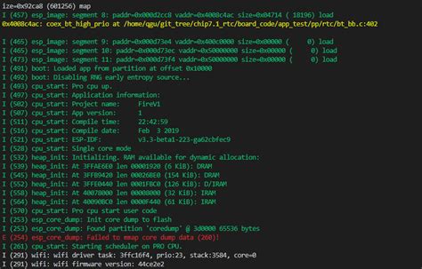 WindowOverflow And ESP CORE DUMP Error Issue Espressif Esp Mdf GitHub