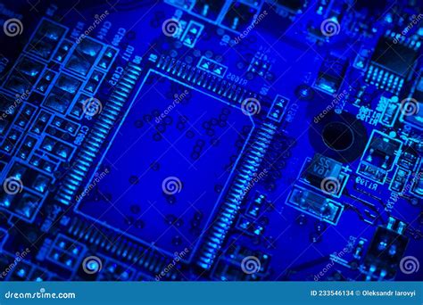 Large Elements Of A Video Card For A Modern New Generation Microchip Based On Nanometer
