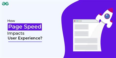 how page speed impacts user experience geeksforgeeks