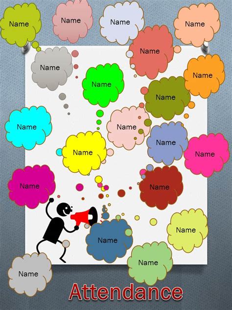 Attendance Powerpoint For Smart Board Classful