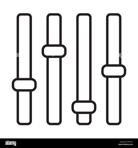 Levels Icon Vector Isolated On White Background Vector And