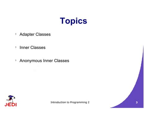 JEDI Slides Intro2 Chapter20 GUI Event Handling Pdf Programming Languages Computing