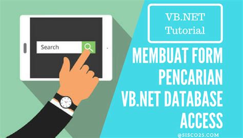 membuat form pencarian vb database access