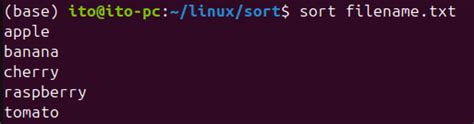 리눅스 명령어 Sort 사용법 및 6가지 옵션 Ito