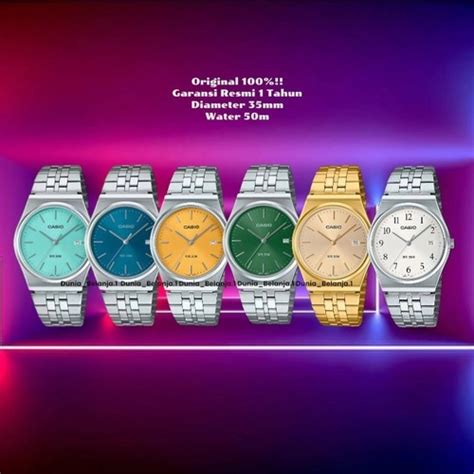Jual Original 100 Jam Tangan Unisex Casio Mtp B145d 2a1vdf Mtp B145d 2a2vdf Mtp B145d 3avdf