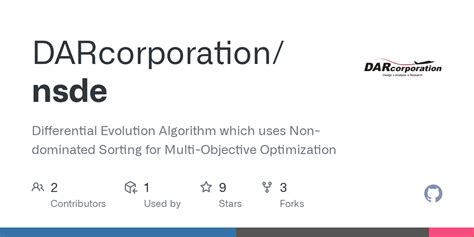Github Darcorporationnsde Differential Evolution Algorithm Which