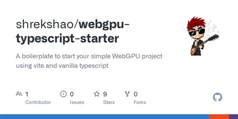 github shrekshao webgpu typescript starter a boilerplate to start