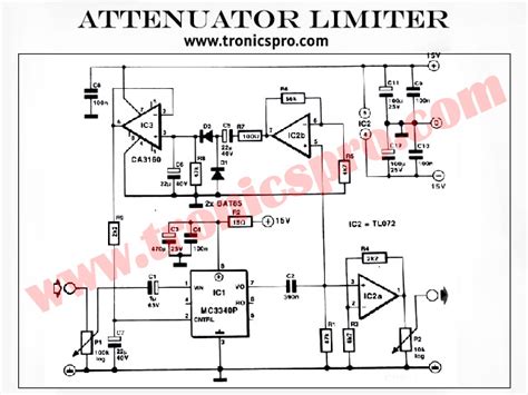 Attenuator Limiter Circuit Diagram Tronicspro