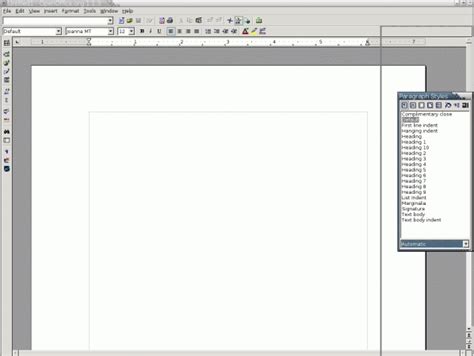 OOo Off The Wall Floating Windows Linux Journal