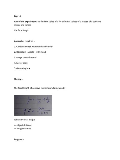 phy experiment 6 pdf