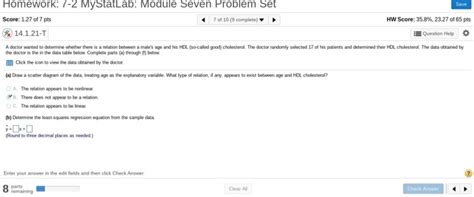 Solved Homework 7 2 Mystatlab Module Seven Problem Set