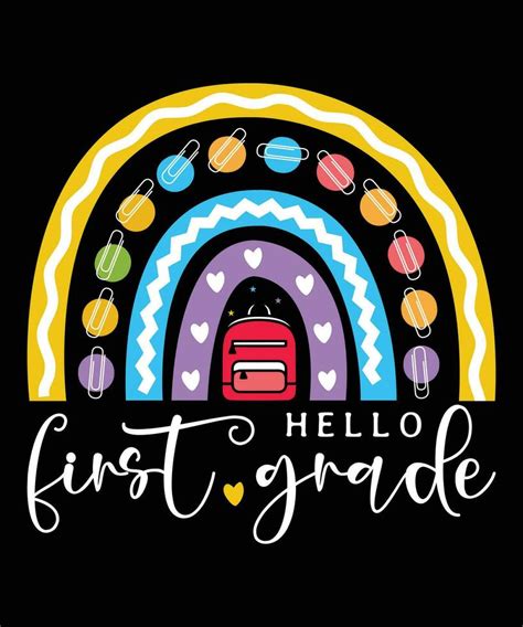 Hello First Grade 27980468 Vector Art At Vecteezy