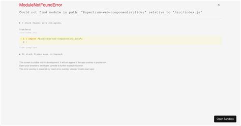 sp slider issue codesandbox