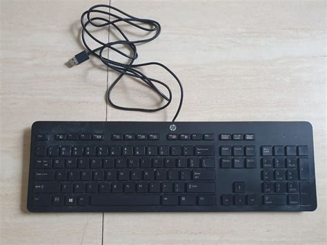 HP Wired Keyboard Computers Tech Parts Accessories Computer Keyboard On Carousell