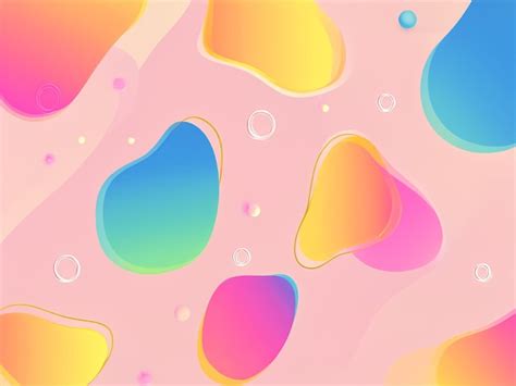 Premium Vector A Vibrant Abstract Background