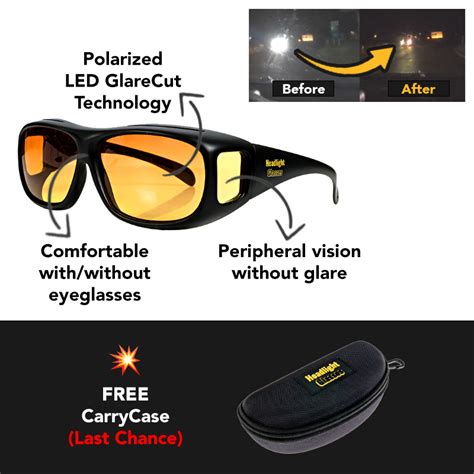Night Driving Glasses Womens And Mens Headlight Glasses