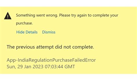 Purchase Error I Am Getting This While Trying To Buy T Card Is
