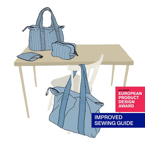 Sewing Pattern Bag Toiletry Bag And Cosmetic Purse Selfmade® Stoff