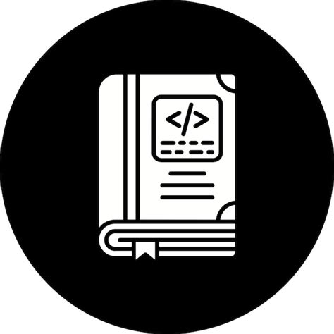코딩 책 아이콘 프리미엄 벡터