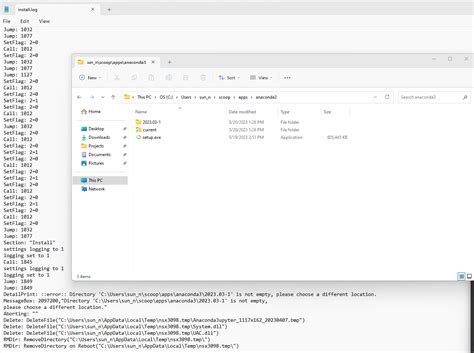 Bug Anaconda3 202303 Windows X8664exe Failed To Install · Issue 10829 · Scoopinstaller