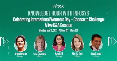 Infosys On Linkedin Knowledge Hour With Infosys Celebrating Iwd