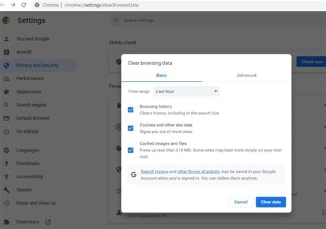 How To Clear Cache In Microsoft Edge Windows