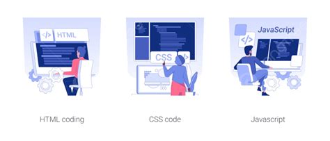 Conjunto De Ilustración De Vector De Concepto Aislado De Desarrollo