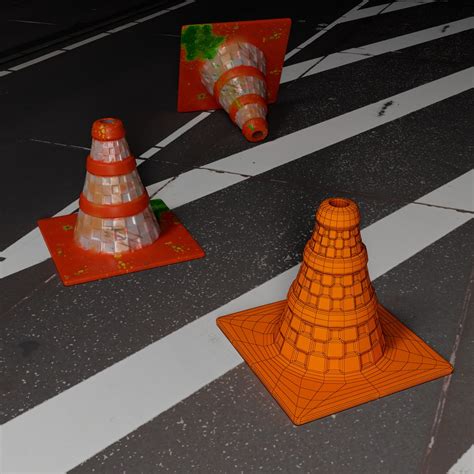 Traffic Cone 3d Model Turbosquid 1970102