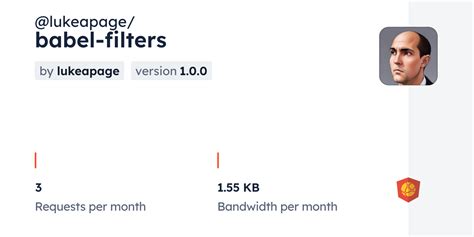 Lukeapage Babel Filters Cdn By Jsdelivr A Cdn For Npm And Github