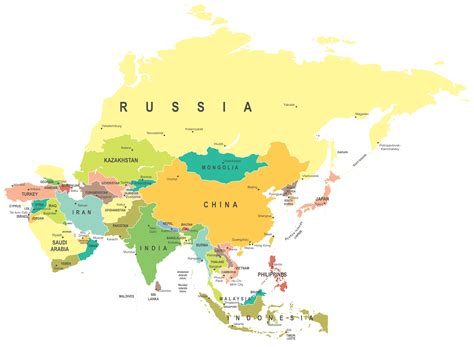 The 51 Capital Cities Of Asia Map Included The Facts Institute