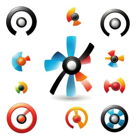 Loading Spinner Icon Vector Set White Back Premium Ai Generated Vector