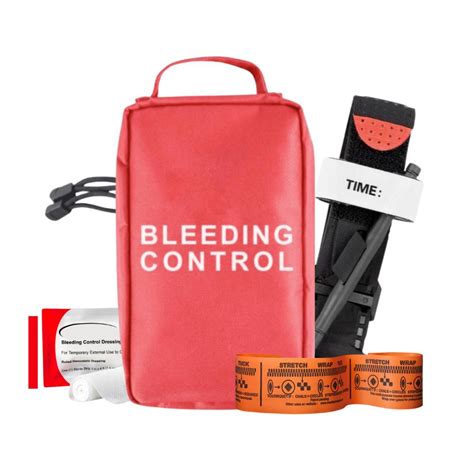 Compact Bleeding Control Kit With Tourniquet