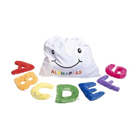 Alphapals® 11 Inch Plush Letter Set With Drawstring Bag