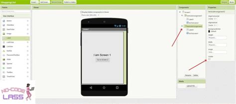 Using Multiple Screens In App Inventor No Code Lass