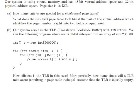 answered our system is using virtual memory and… bartleby