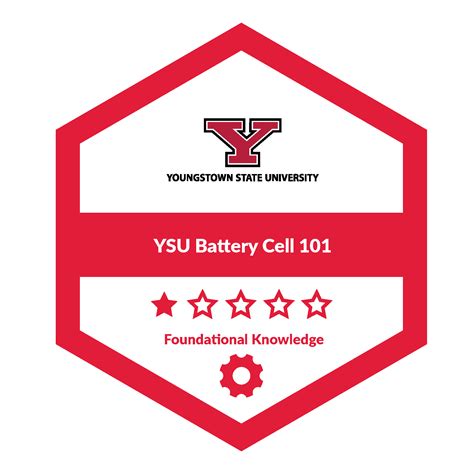 ysu battery cell 101 credly