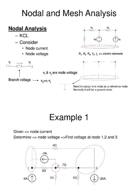 Nodal And Mesh Analysis Pdf