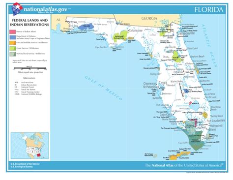Florida Indian Reservations Map