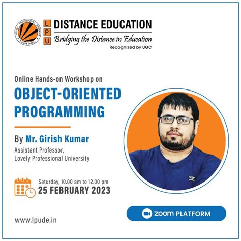 Lpu Distance Education On Linkedin Programming Workshop Bca Lpude