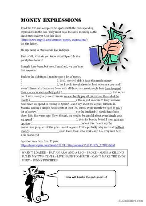 11 Money Creative Writing Prompt Writing Practice English