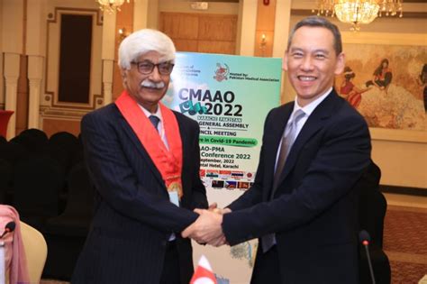 Yeh Woei Chong On Linkedin My New President Of Cmaao Dr Qazi Wasiq Of