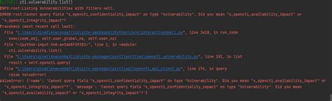 Cannot Query Vulnerabilties · Issue 204 · Opencti Platformclient Cannot Query Vulnerabilties · Issue 204 · Opencti Platformclient