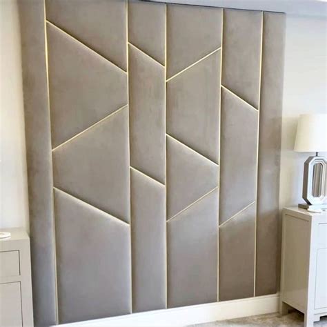 Мягкие стеновые панели для спальни Bed Back Design Wall Panels Bed Back