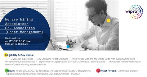 Wipro Digital Operations and Platforms on LinkedIn: We are Hiring at ...