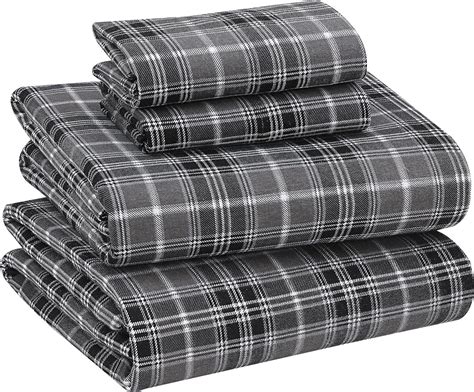 Ruvanti Queen Size Flannel Sheets 100 Cotton 16 Deep Pockets Warm