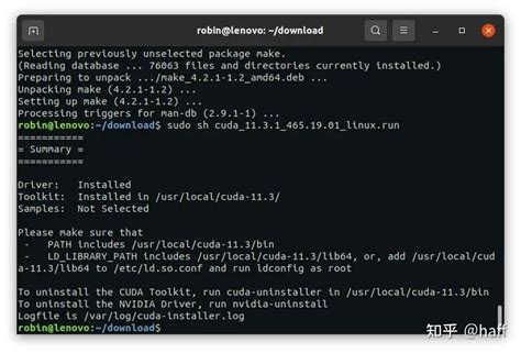 通过runfile安装cuda和driver 知乎