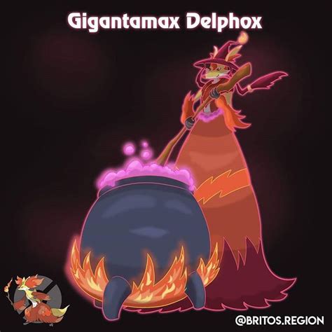 Britos Region On Instagram “gigantamax Delphox Gmax Delphoxs Simple Wand Turns Into A Staff